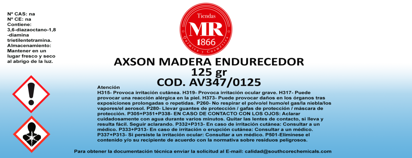 PACK AXSON MADERA 200 gr (RES 100 gr/ END 100 gr) – Tiendas MR 1866