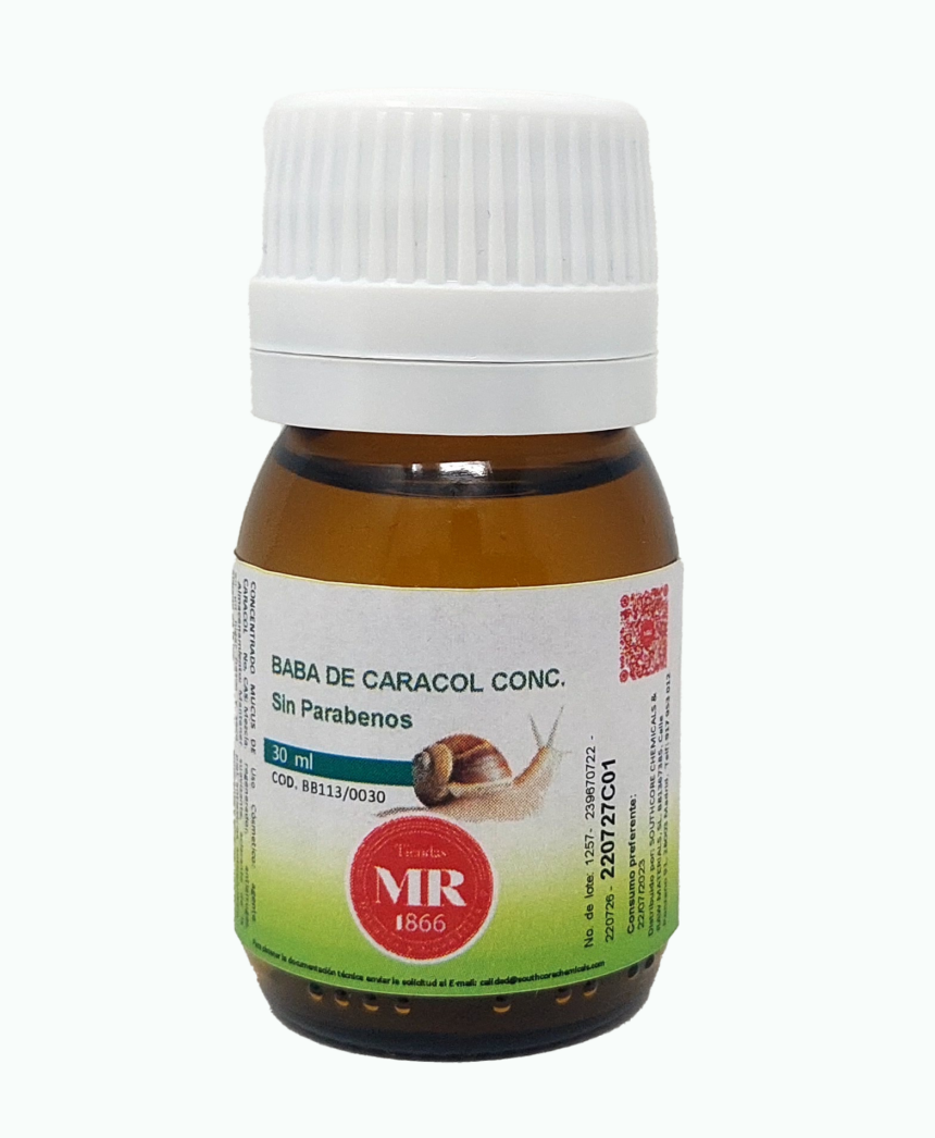 BABA CARACOL CONC. SIN PARABENOS 30 ml – Tiendas MR 1866