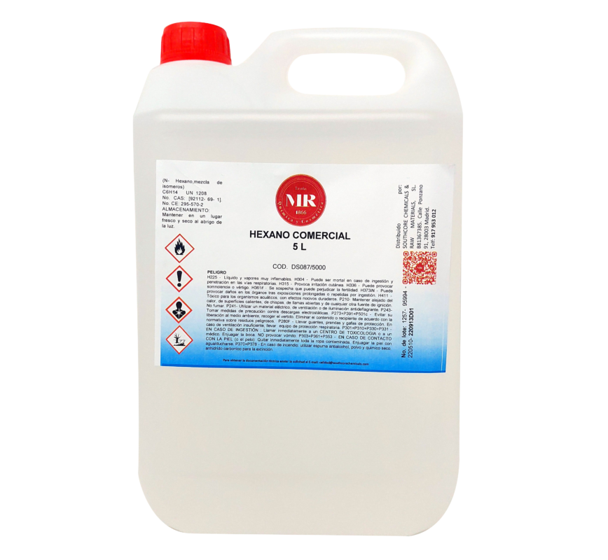 HEXANO COMERCIAL 5 L – Tiendas MR 1866