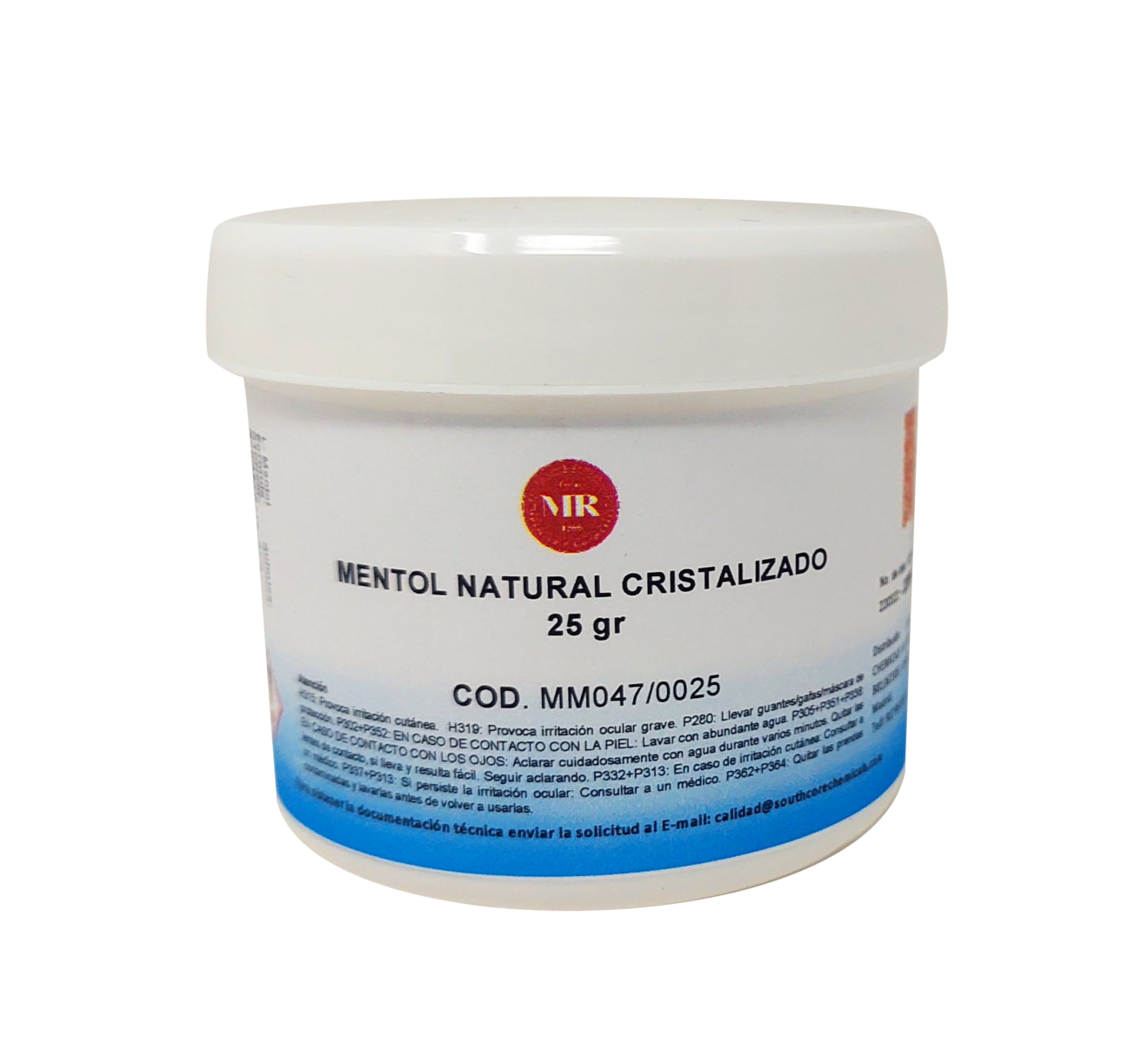 MENTOL NATURAL CRISTALIZADO 25 gr – Tiendas MR 1866