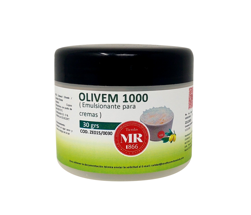 OLIVEM 1000 (EMULSIONANTE PARA CREMAS) 30 grs – Tiendas MR 1866