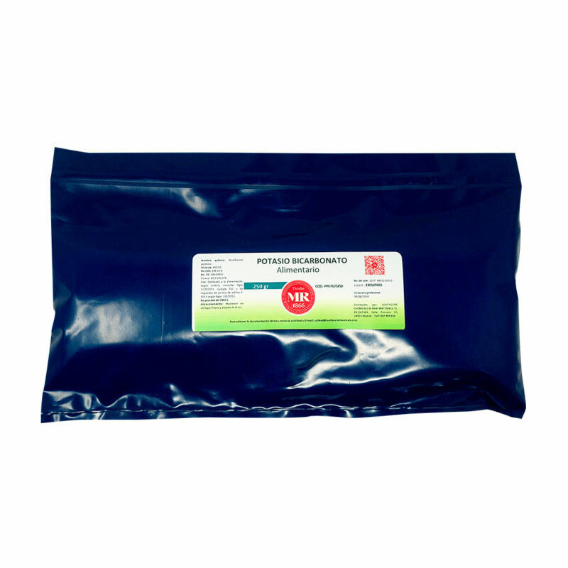POTASIO BICARBONATO ALIMENTARIO 250 gr – Tiendas MR 1866