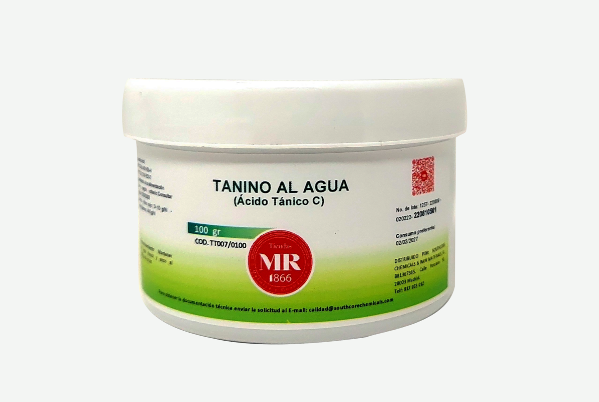TANINO AL AGUA (ACIDO TANICO C) 100 gr – Tiendas MR 1866
