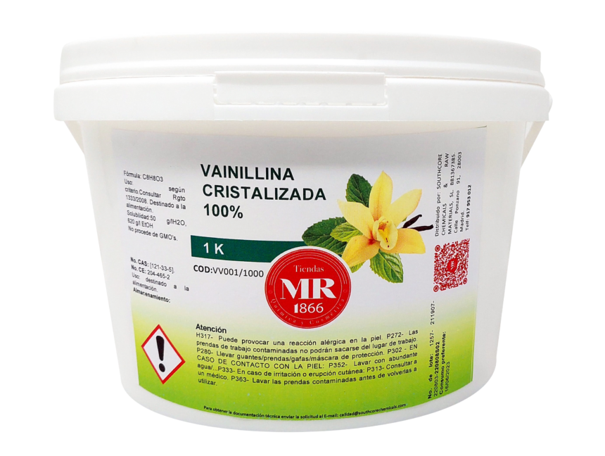 VAINILLINA CRISTALIZADA 100% 1 K – Tiendas MR 1866
