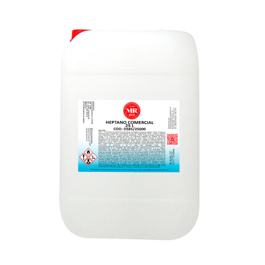 HEPTANO COMERCIAL 25 L – Tiendas MR 1866