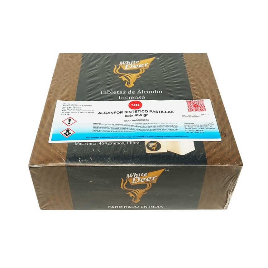 ALCANFOR SINTETICO PASTILLAS caja 454 gr – Tiendas MR 1866