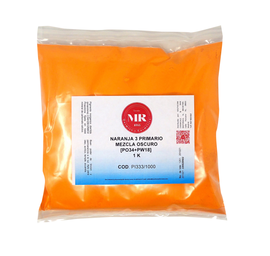 NARANJA 3 PRIMARIO MEZCLA OSCURO [PO34 + PW18] 1Kg – Tiendas MR 1866