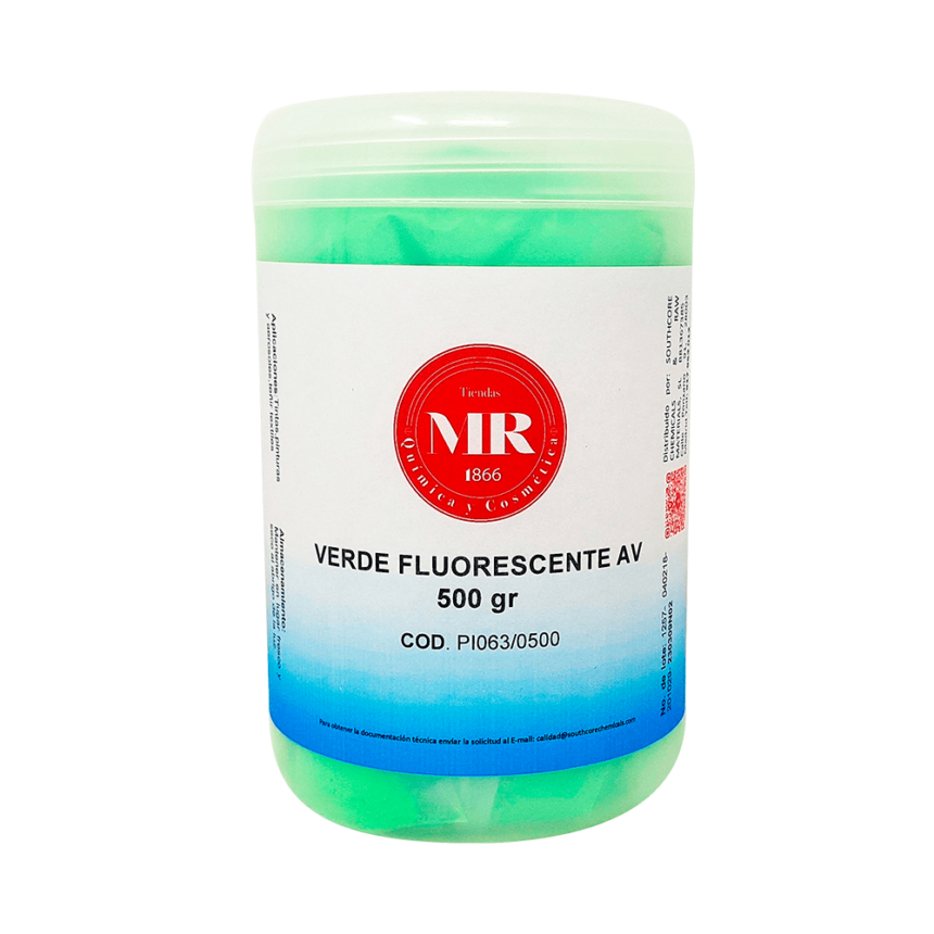 VERDE FLUORESCENTE AV 500 gr – Tiendas MR 1866