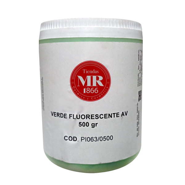 VERDE FLUORESCENTE AV 500 gr – Tiendas MR 1866