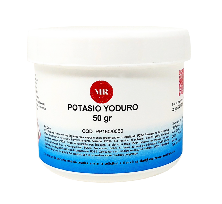 POTASIO YODURO 50 gr – Tiendas MR 1866